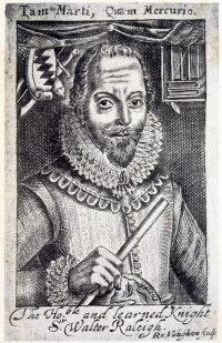 Sir Walter Raleigh and the New World. Founding of Roanoke.