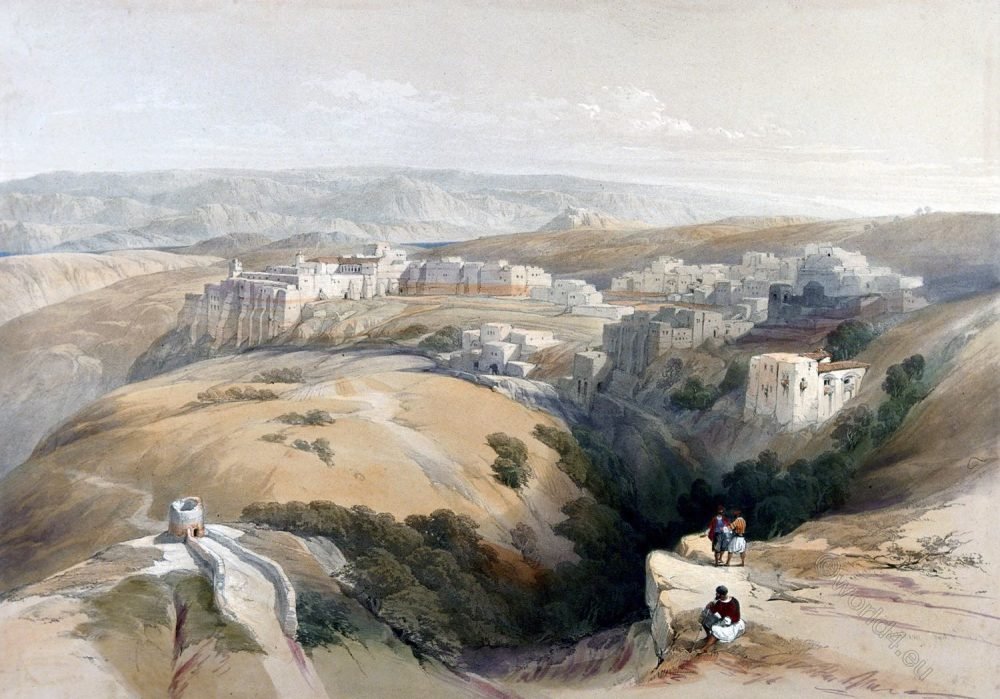 Bethlehem. Historical views and description of its sites.