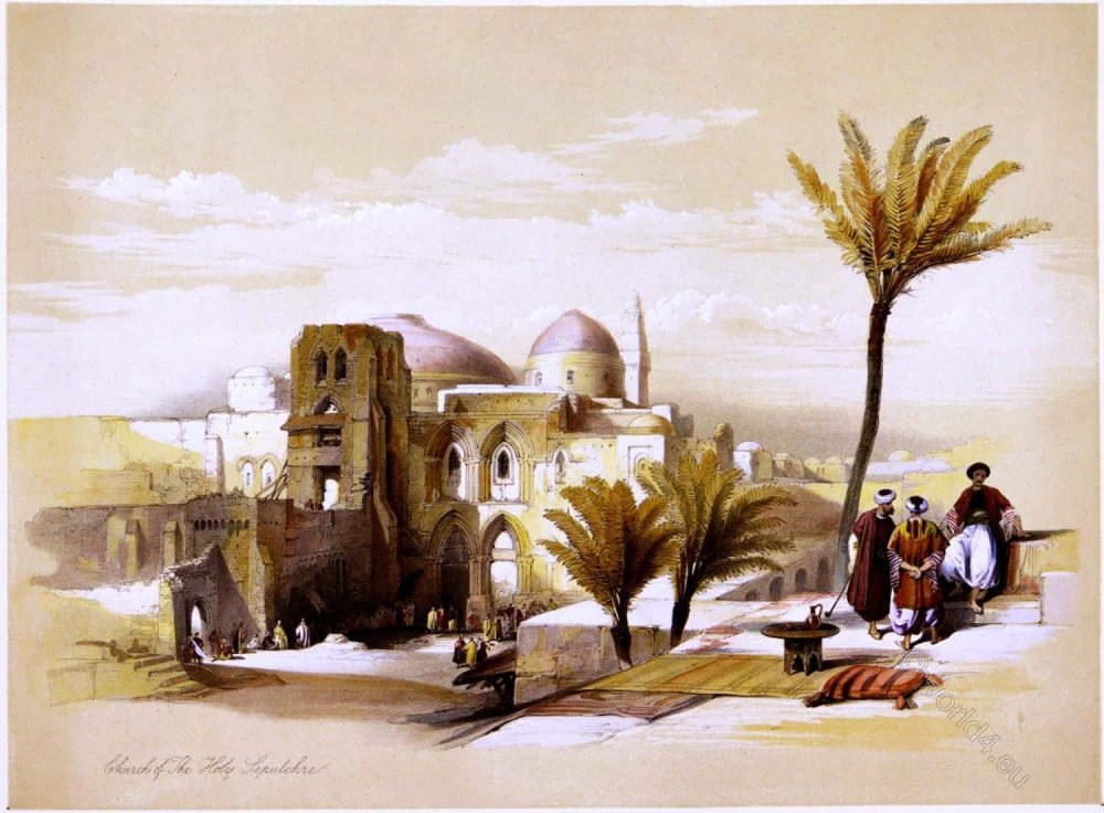 The ancient Jerusalem. Geographical and historical. The Holy Land.