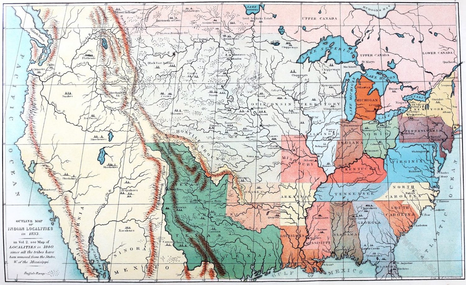 History of the Indian Tribes of North America. Famous Indian leaders.