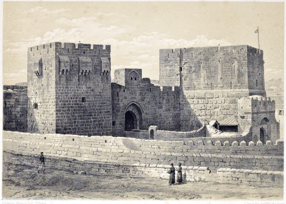 Jerusalem. The towers Phasaelus and Mariamne. Citadel Gate.