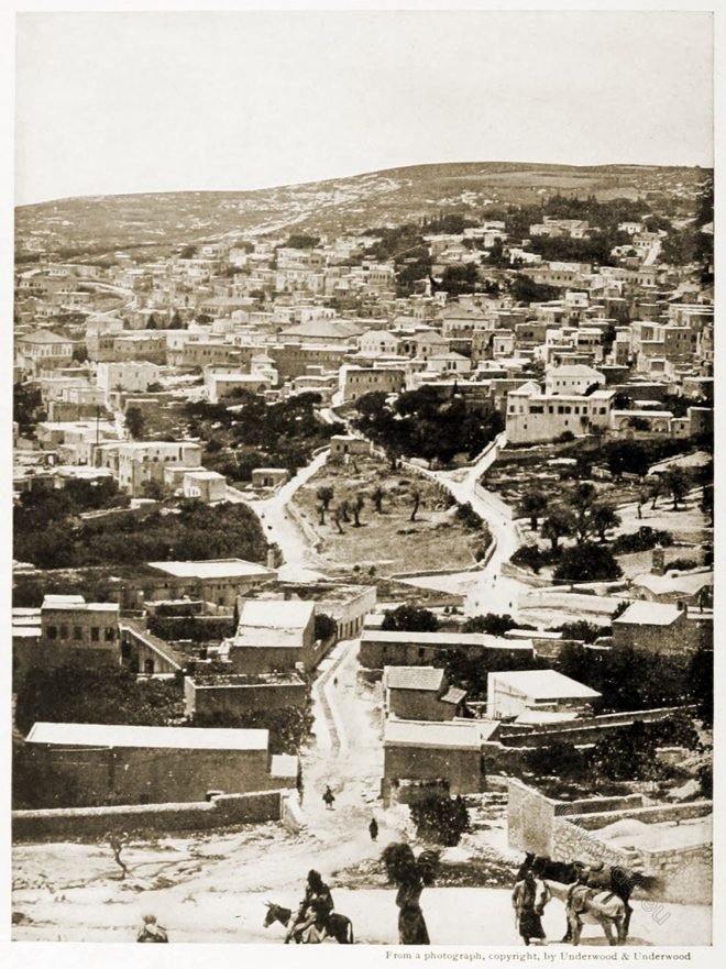 General view of Nazareth, Northern Israel.