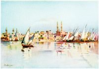 The port city of Damietta as the Venice of Egypt.