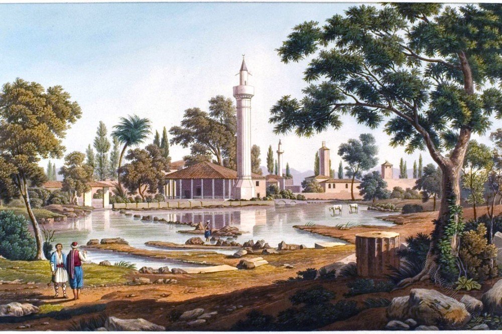 The Castalian Spring near the sanctuary of Delphi.