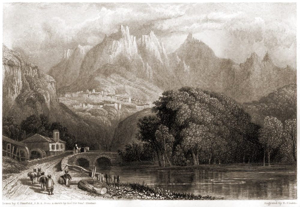 From Torres Vedras to Cintra (Sintra), Portugal.