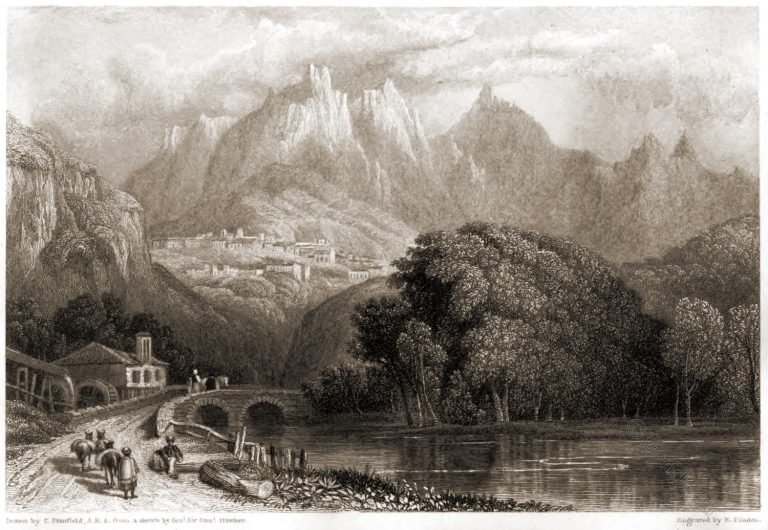 From Torres Vedras to Cintra (Sintra), Portugal.