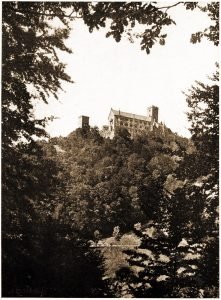 The Wartburg, a famous castle in Thuringia, Germany.