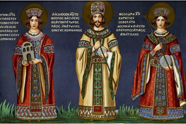 Frankish-Byzantine. Vestments of the Byzantine emperors and empresses.