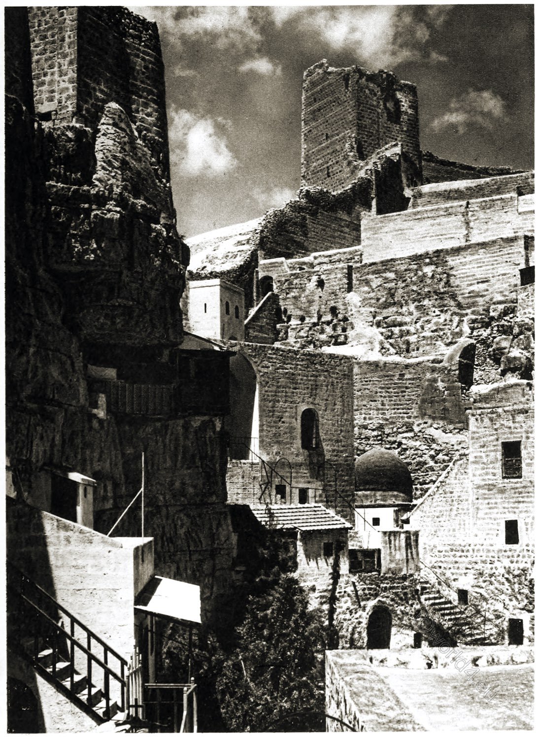 The Laura of Mar Saba near the Dead Sea.