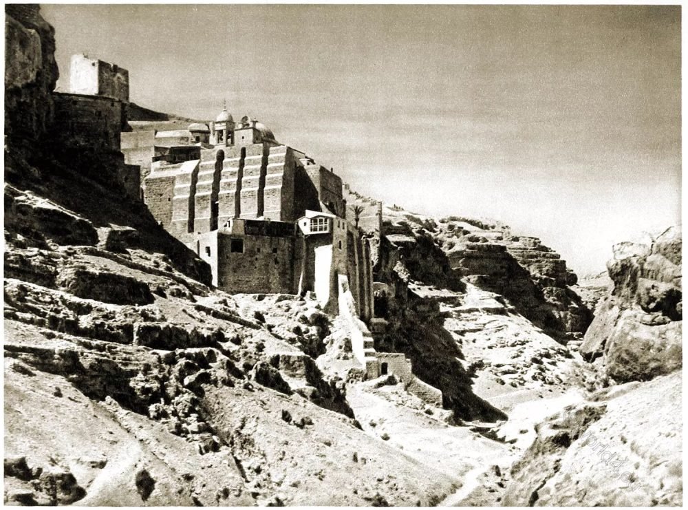 The Laura of Mar Saba near the Dead Sea.