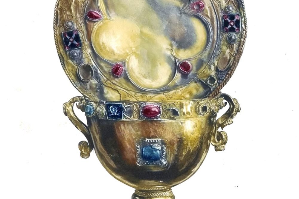 King and Queen of the Franks. Medieval nobility 10th century.