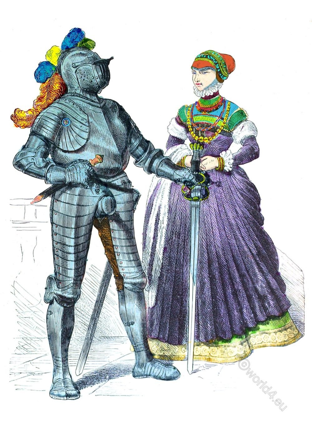 German knight and noblewoman of the 15th century.