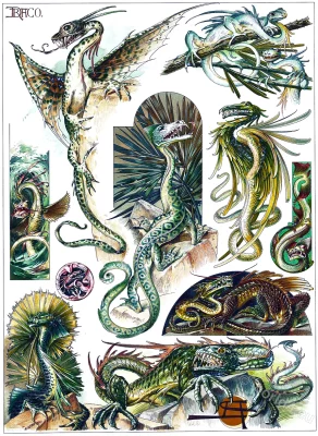 The dragon in Asian art and culture.