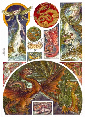 The dragon in Asian art and culture.